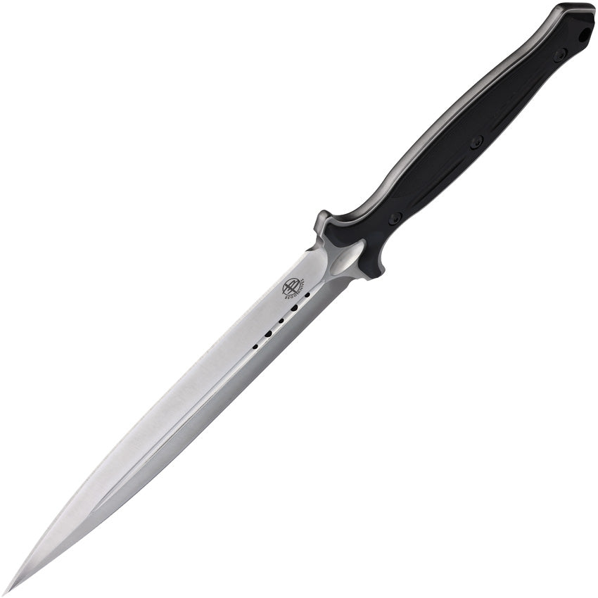 Begg Knives Filoso Dagger 13.5" Black 1095 Satin Fixed Blade Knife w ...