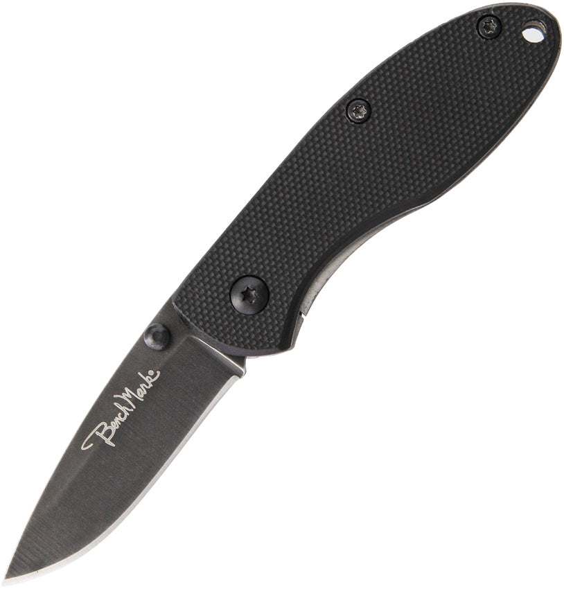 Benchmark Linerlock Black G10 Handle Stainless Folding Knife 071 ...