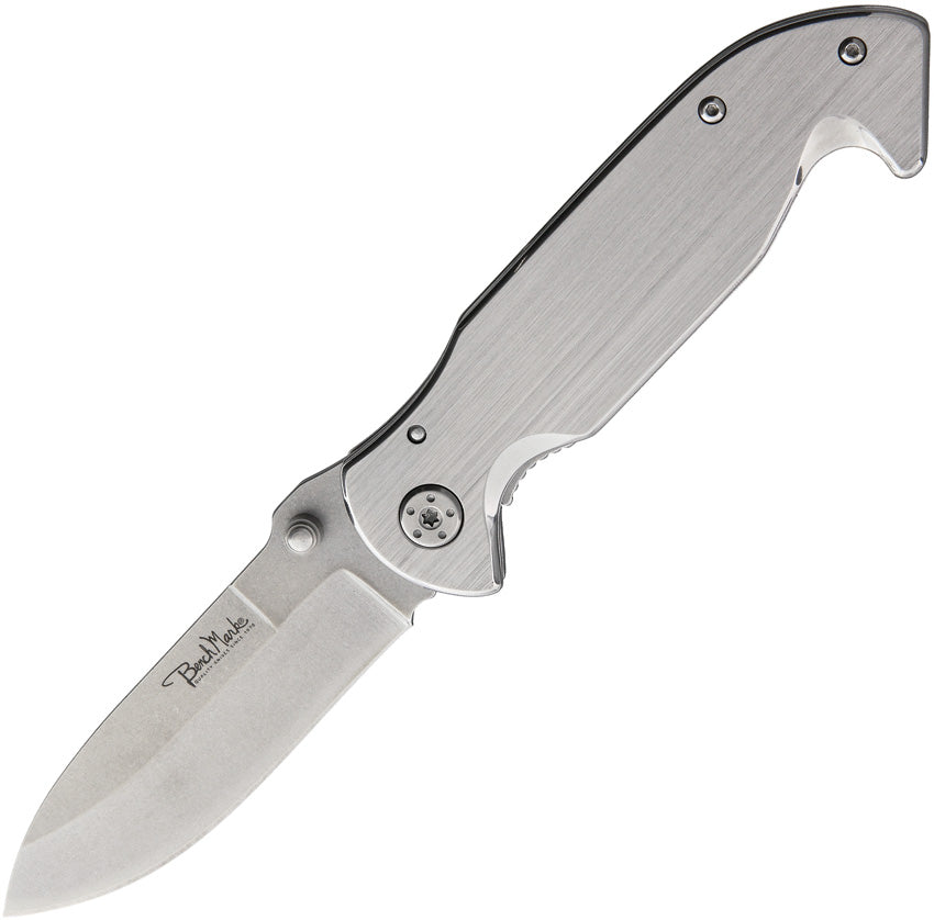 Benchmark Framelock A/O Stainless Stonewashed Folding Knife 106 ...