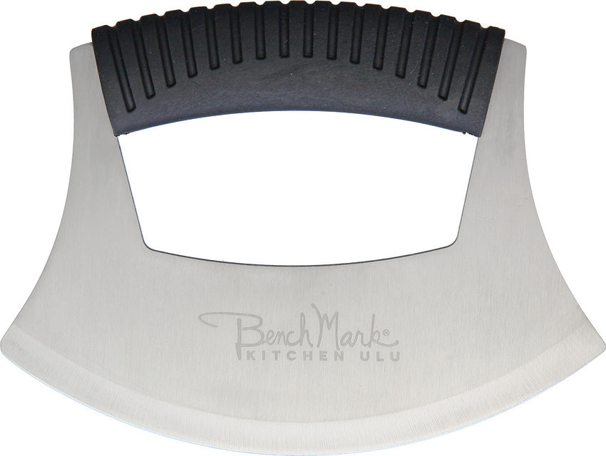 Benchmark Kitchen Black Handle Stainless Fixed Ulu Knife 117 – Atlantic ...