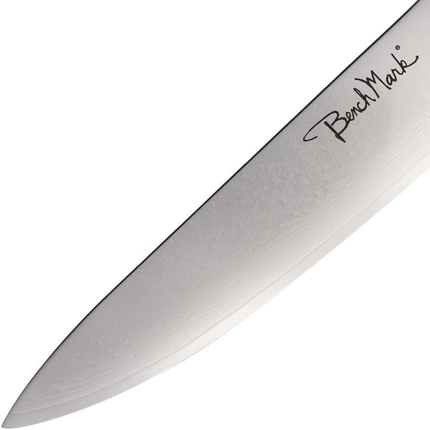 Benchmark Chef's Japanese Greenwood Damascus Kitchen Knife 121 - On Sa ...