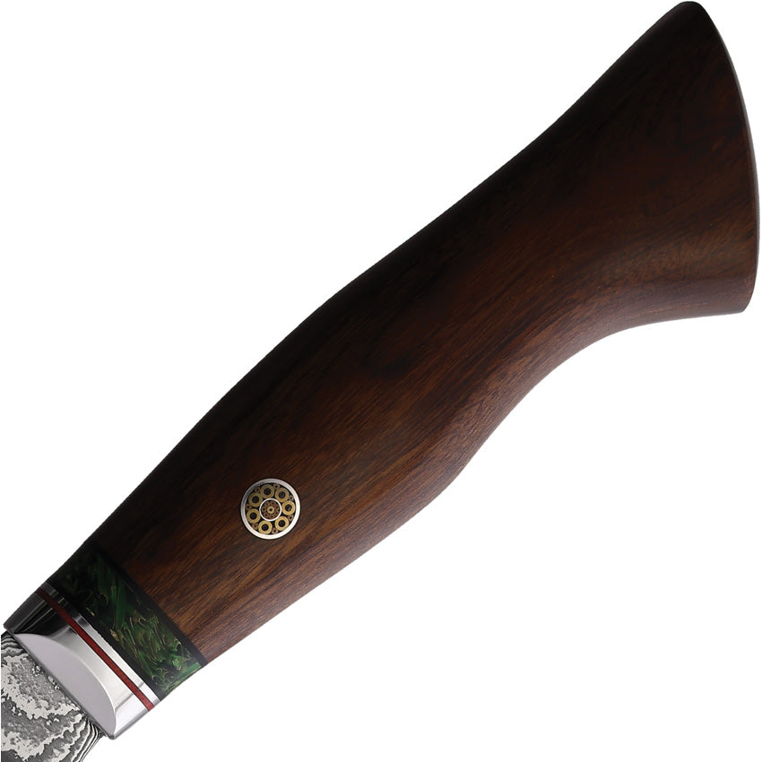 Benchmark Chefs Rose Brown Rosewood Damascus Kitchen Knife 124 - On Sa ...