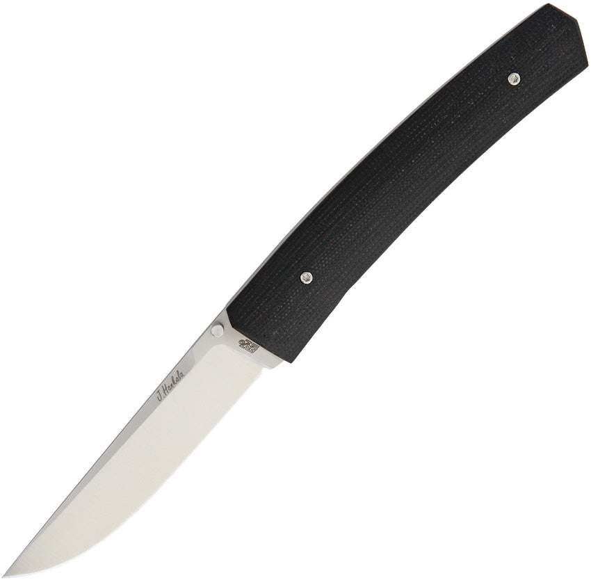 BRISA Piili 85 Linerlock Black G10 Elmax Steel Jukka Hankala Folding K ...