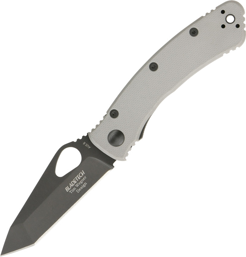 Blade Tech Katana Lite Gray Linerlock Tim Wegner AUS-8 Folding Knife 1 ...