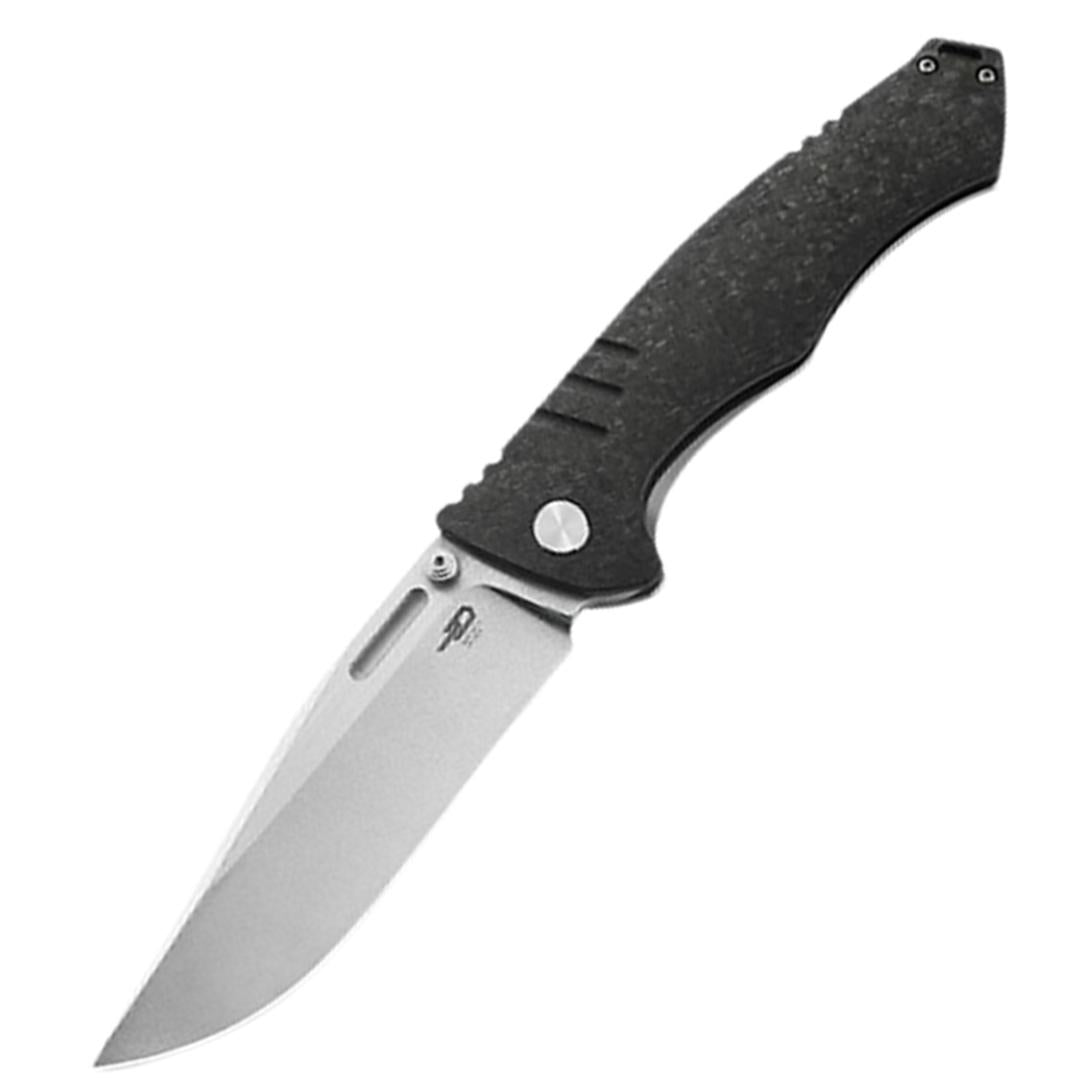 Bestech Knives Keen II Marble Carbon Fiber & Titanium Folding S35VN Kn ...