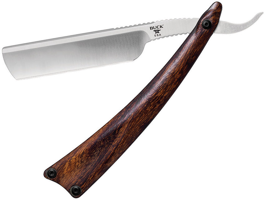 Buck Salient Ironwood Folding Razor Knife 0039IWSLE – Atlantic Knife ...