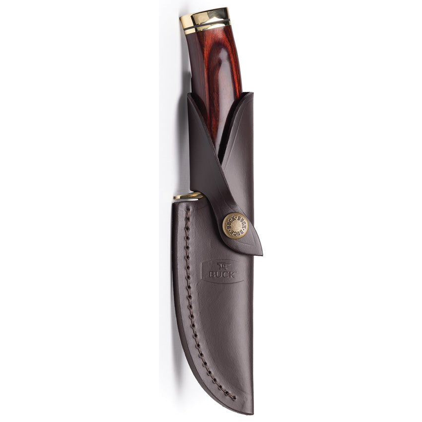 Buck Vanguard Rosewood 420HC Fixed Blade Knife | Atlantic Knife ...