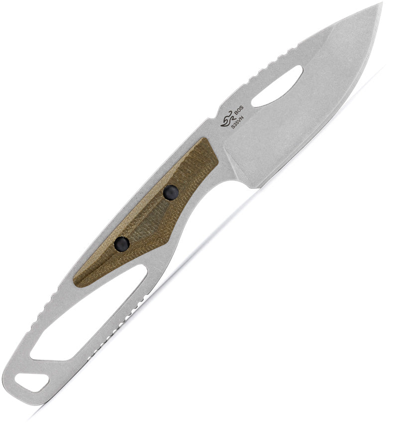 Buck 630 Paklite 2.0 Hide Pro Green Micarta 420HC Fixed Blade Knife 63 ...