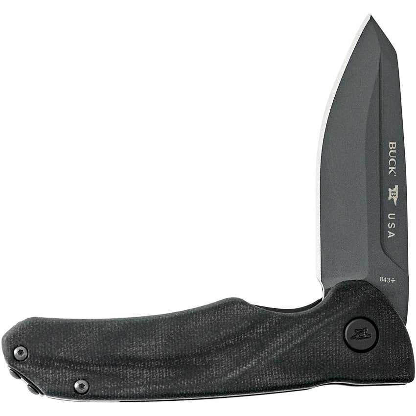 Buck Sprint Ops Pocket Knife Linerlock Black Micarta Folding CPM-S30V ...