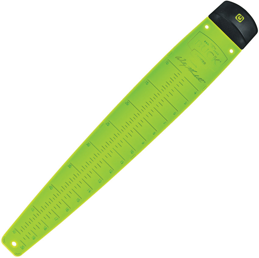 Buck Knives 22.75" LED Auto Timed Power Fish Ruler Green NRG Bump Boar ...