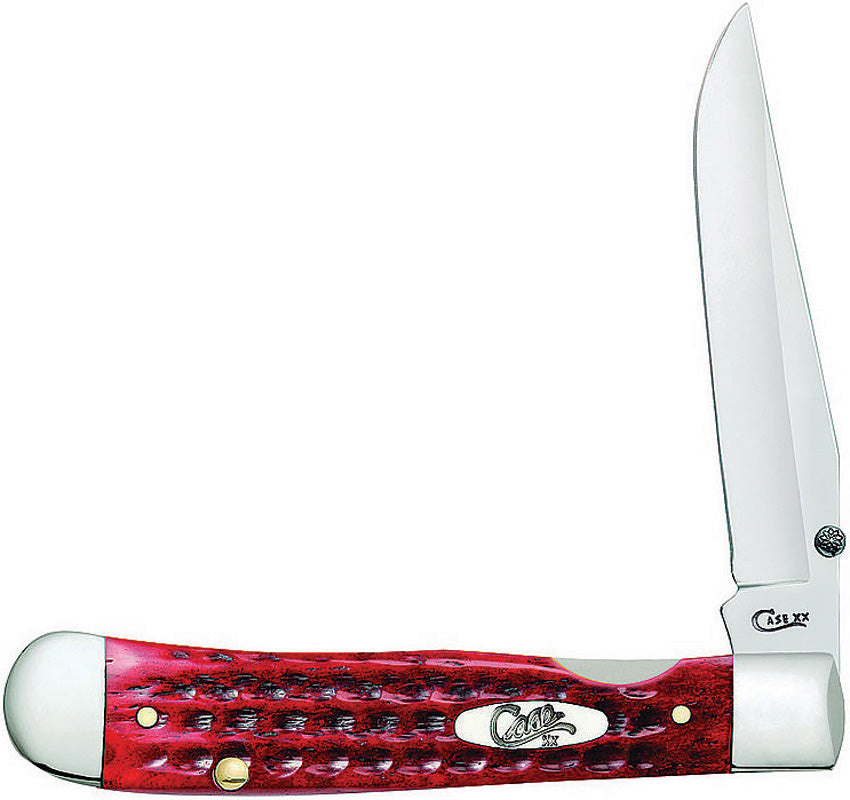 Case Cutlery Kickstart Trapperlock A/O Red Bone Folding Pocket Knife 1 ...