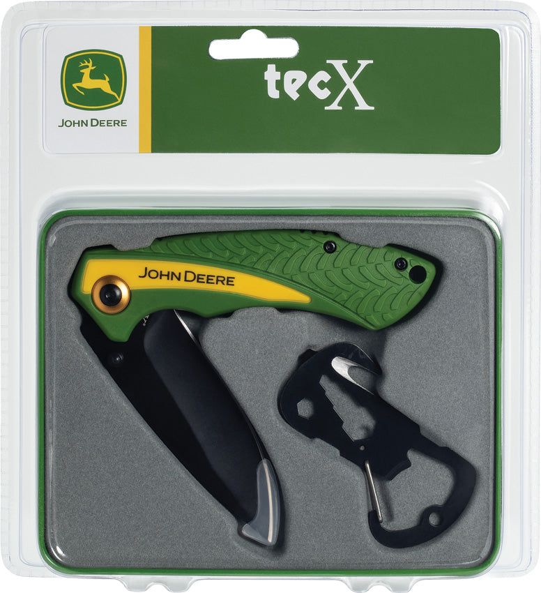 Case Cutlery John Deere TecX Green Folding Knife & Multi-Tool 2pc Set ...