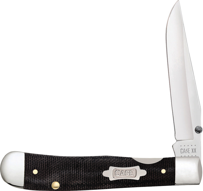 Case Cutlery Kickstart Trapperlock Black Canvas Folding Pocket Knife 2 ...