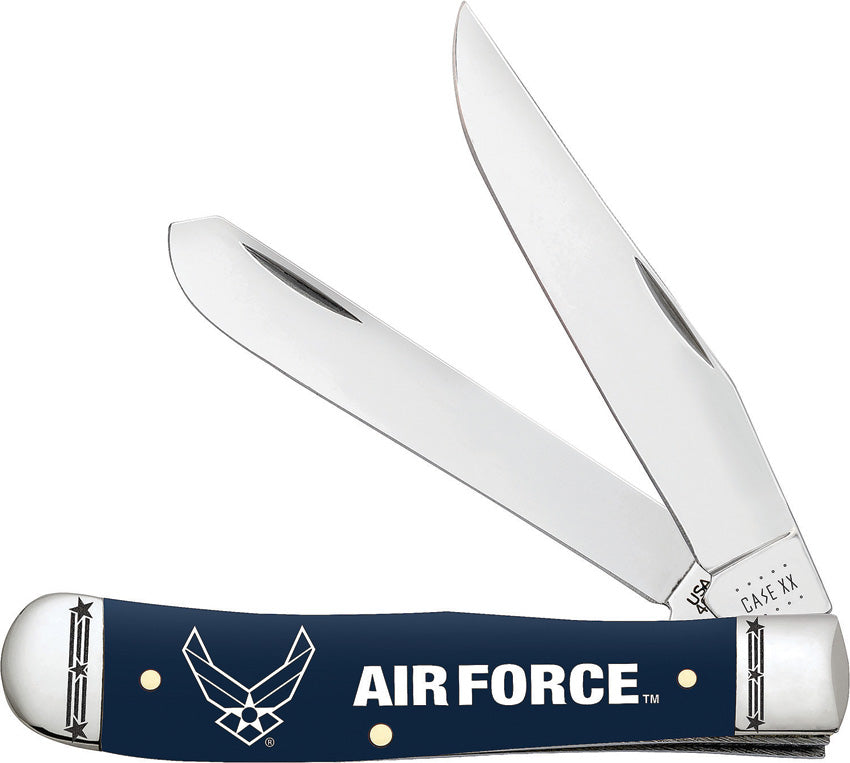 Case Cutlery U.S. Air Force Trapper 4254ss USAF Folding Pocket Knife 3 ...