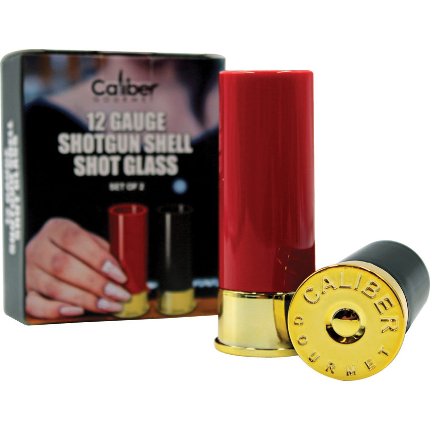 Caliber Gourmet Shotgun Shell Black & Red Shot Glasses 1064 – Atlantic ...
