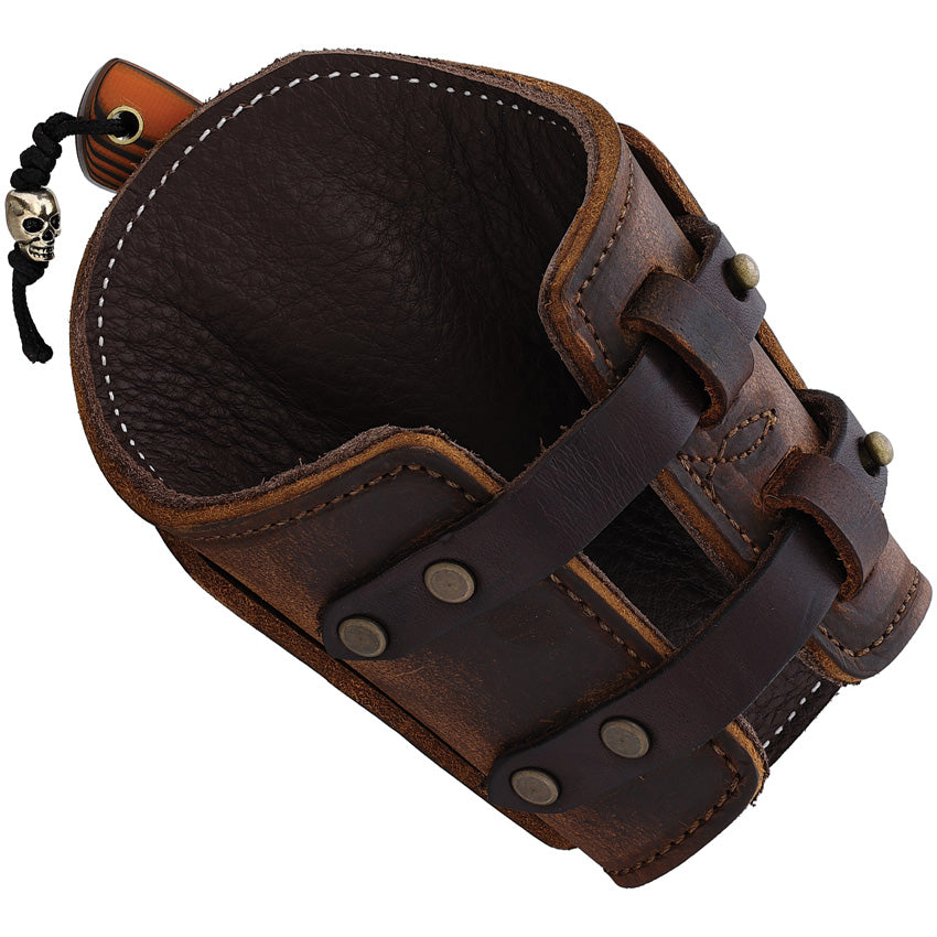 Survival Cuffs Apex Grizzly Black/Orange G10 Stainless Fixed Blade Kni ...