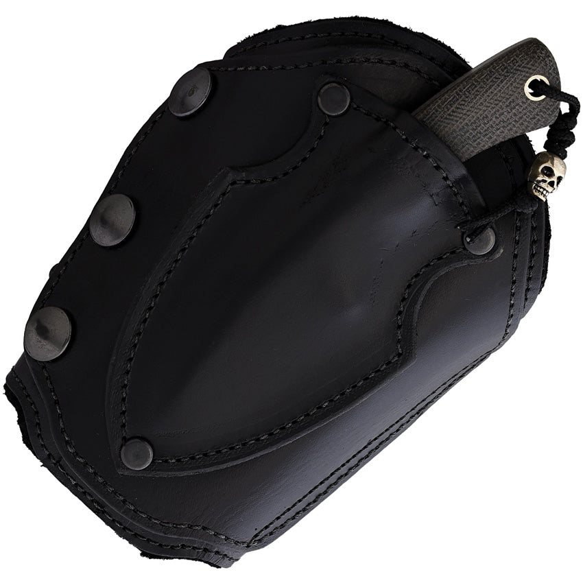 Survival Cuffs Apex Grizzly Black Micarta Stainless Fixed Blade Knife ...