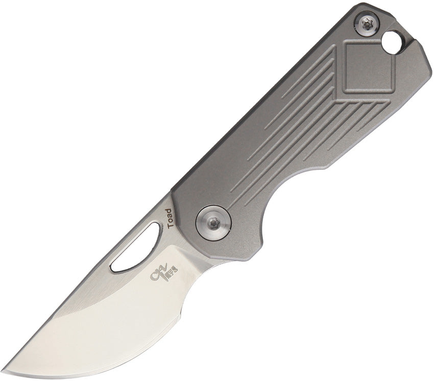 CH Knife Toad Slip Joint Mini Gray Titanium AUS-8 Folding Pocekt Knife ...