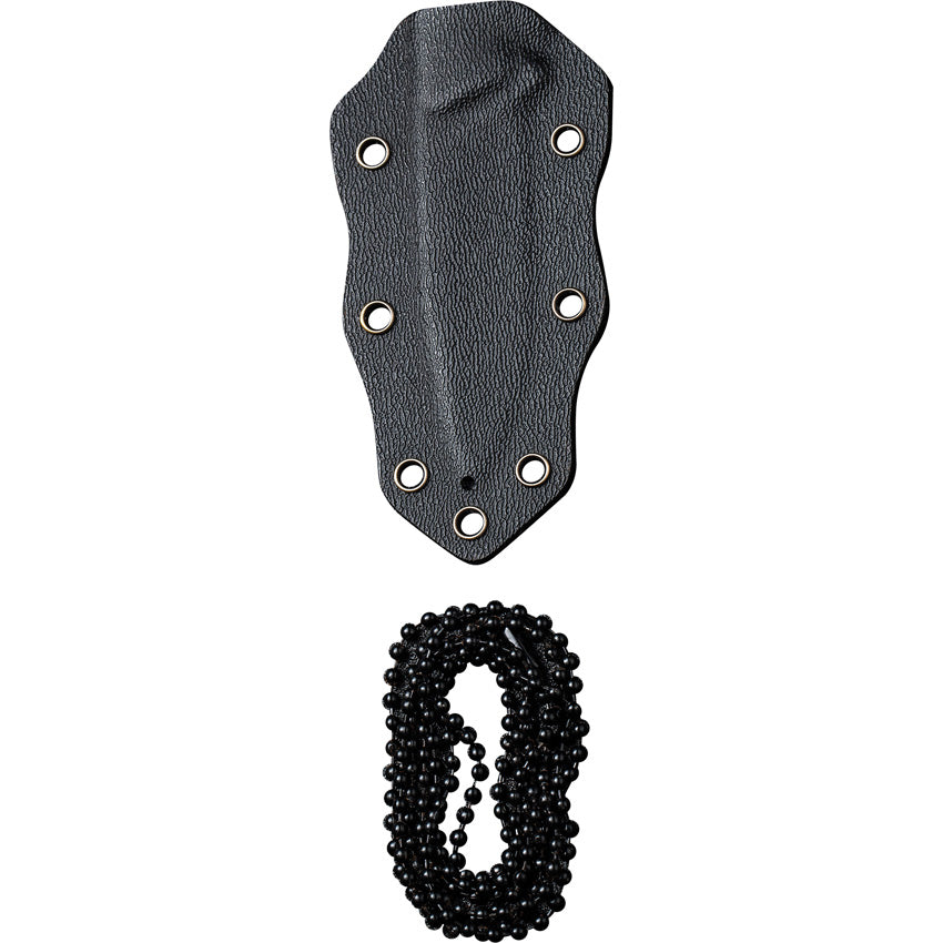 Civivi Mini Elementum Black G10 Nitro-V Drop Point Fixed Blade Neck Kn ...
