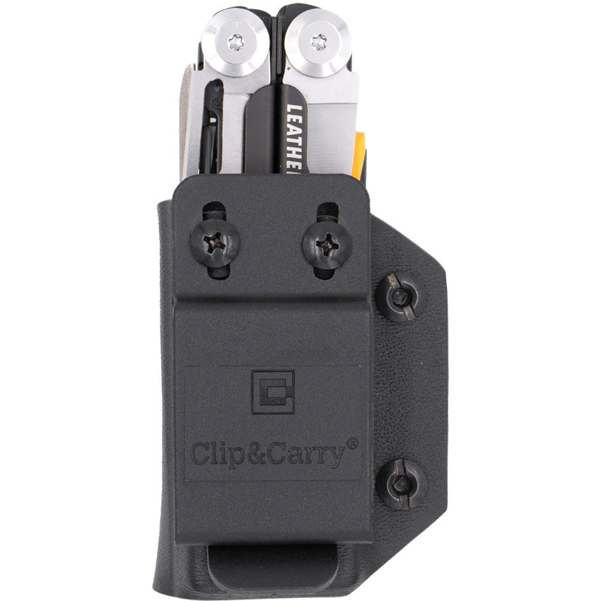 Clip & Carry Black Kydex Leatherman Signal Multi-Tool Models Belt Shea ...