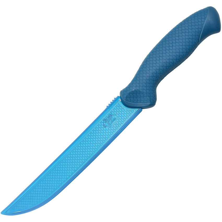 Camillus AquaTuff Wide Fillet Blue Carbide Stainless Fixed Blade Knife ...