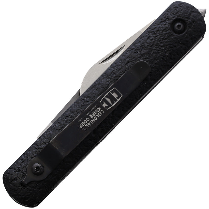 Colonial Automatic Law Enforcement Knife Button Lock 440A Stainless Bl ...