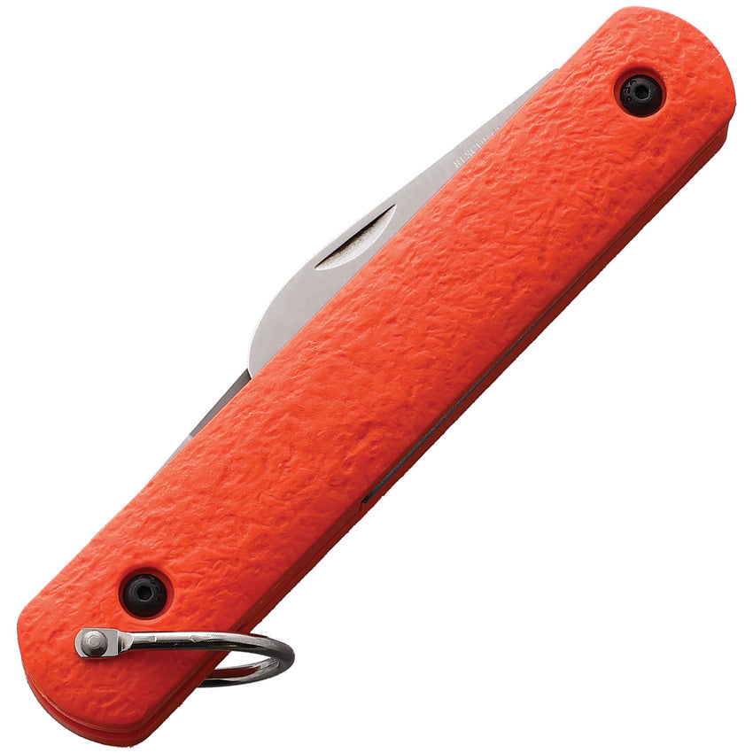 Colonial Automatic Paratrooper Knife Button Lock Orange Stainless Blad ...