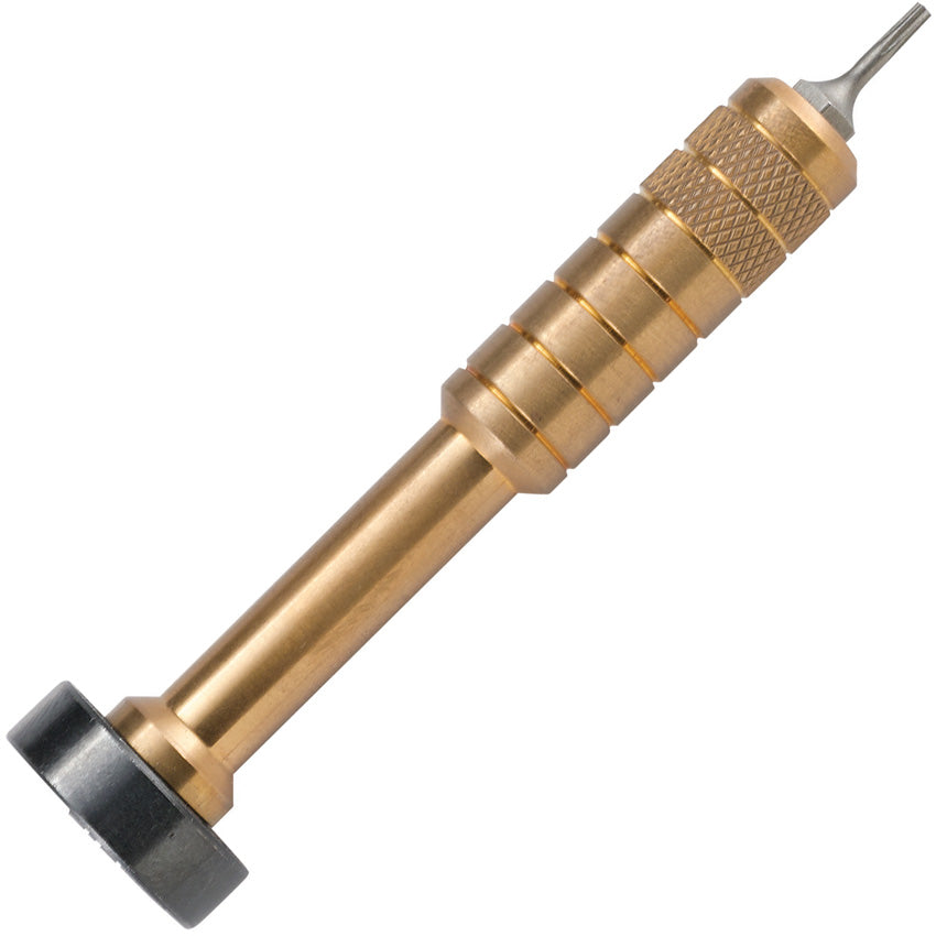 CRKT Hex Bit Driver Tool Brass Textured 3.25" Magnet Tool 99112 ...