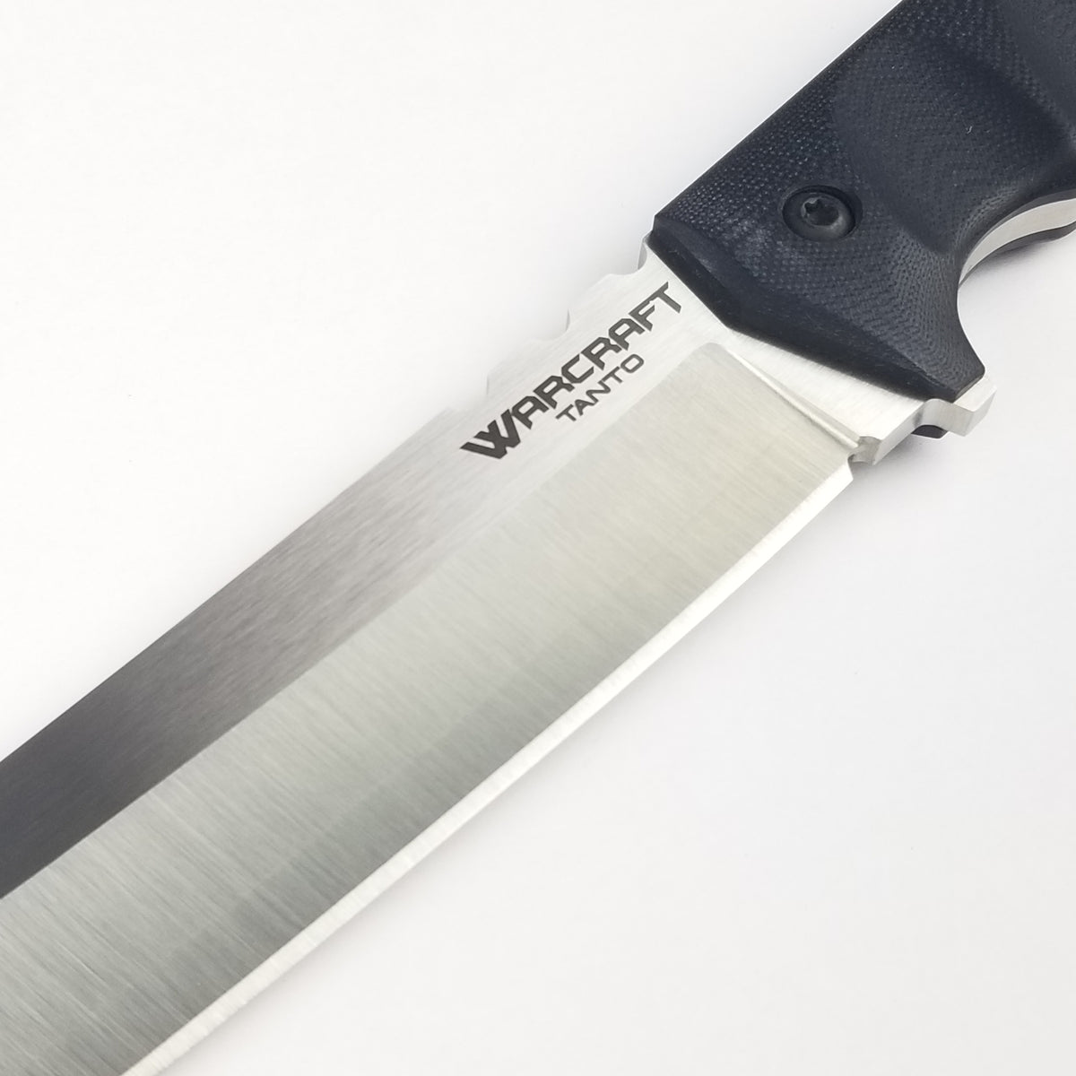 Cold Steel Large Warcraft Fixed Blade Knife Black G10 Tanto w/ Belt Sh ...
