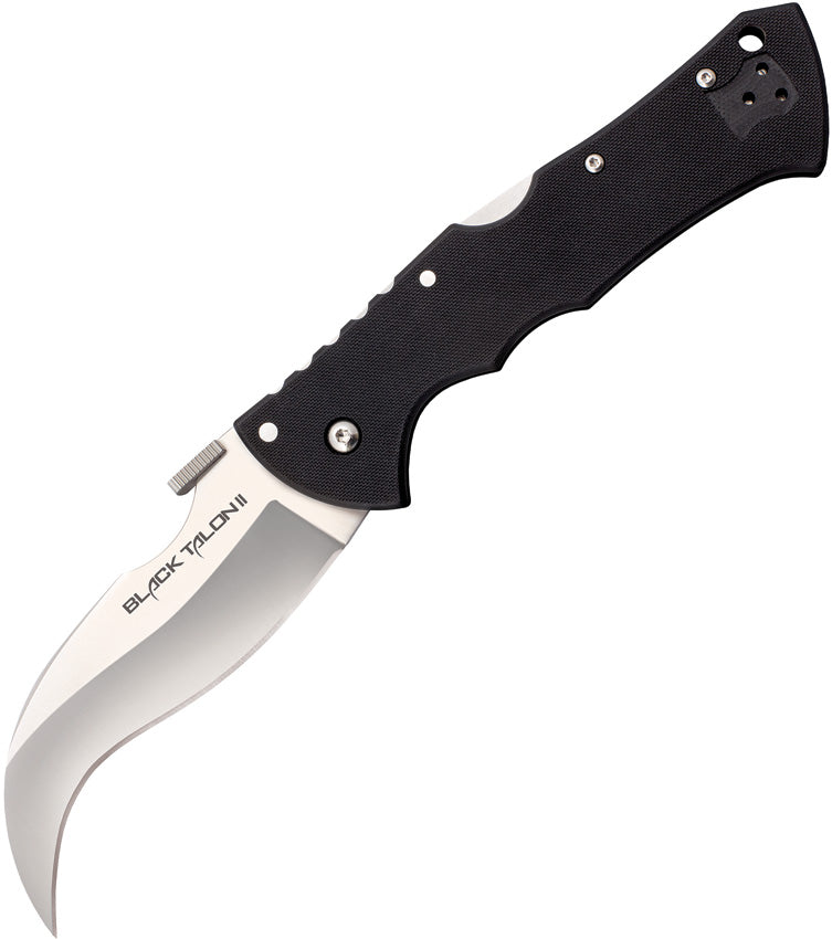 Cold Steel Black Talon II Lockback Black G10 Folding CTS-XHP Pocket Kn ...