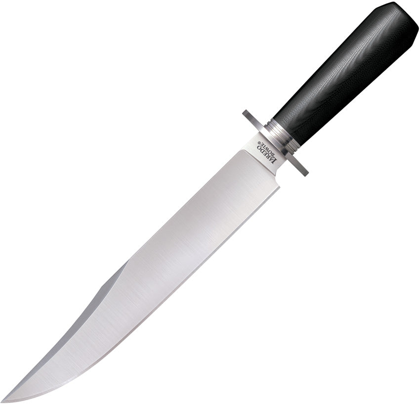 Cold Steel Laredo Bowie Black Micarta 4034 Stainless Fixed Blade Knife ...