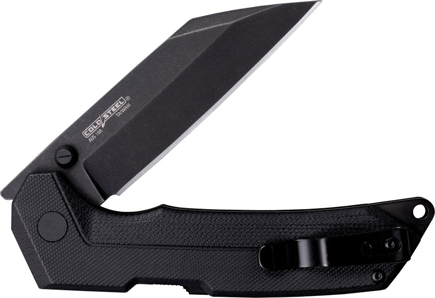 Cold Steel Karve Atlas Lock Black G10 Folding AUS-10A Seax Pocket Knif ...