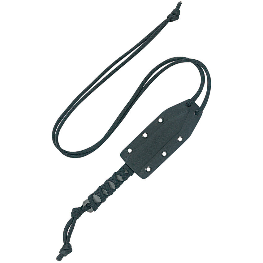 Condor Gladius Black Cord Wrapped 1075HC Fixed Blade Neck Knife 182431 ...
