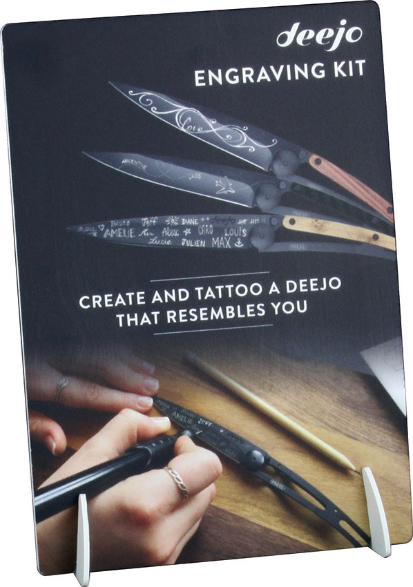 Deejo Engraving Kit 11.7" PVC Display 093 - On Sale – Atlantic Knife ...