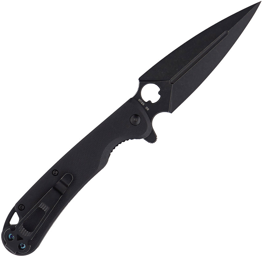 Daggerr Knives Arrow Linerlock Black G10 Folding D2 Steel Knife RFM021 ...