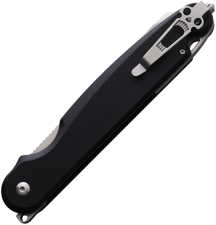 Daggerr Knives Anaconda Button Lock Black G10 Folding VG-10 Pocket Kni ...