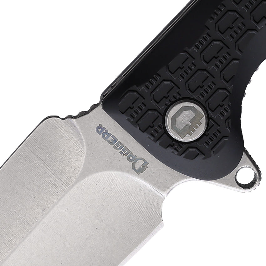 Daggerr Knives Urban 2 Linerlock Black FRN Folding 8Cr14MoV Knife RU2F ...
