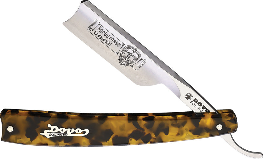 Dovo Barbarossa 5/8 Straight Razor Tortoise Shell Folding Pocket Knife ...