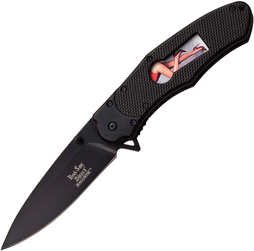 Dark Side Keyhole Linerlock A/O Legs Assisted Folding Knife 050bb ...