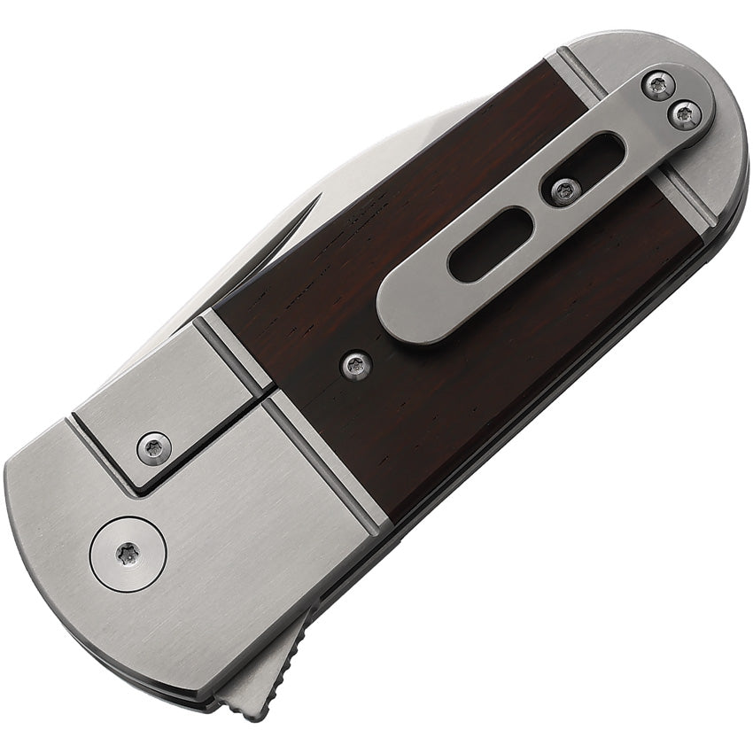 Finch Buffalo Tooth Cocobolo 154cm Folding Knife | Atlantic Knife ...