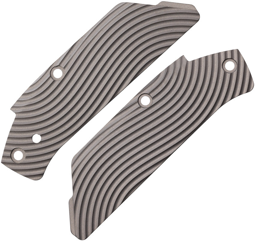 Flytanium Arcade Grey Titanium 2pc Handle Inlays 1279S – Atlantic Knife ...
