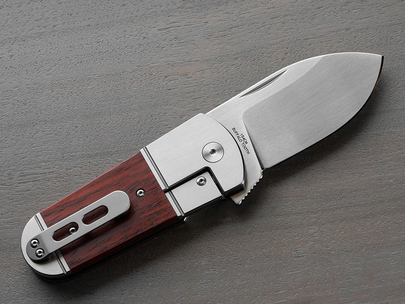 Finch Buffalo Tooth Cocobolo 154cm Folding Knife | Atlantic Knife ...