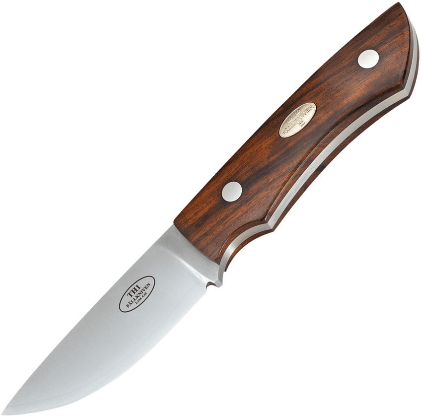 Fallkniven Taiga Hunter 1 Ironwood Laminate Cobalt Fixed Blade Knife w ...