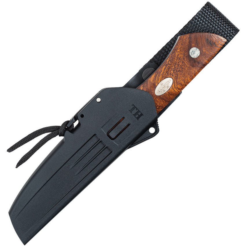 Fallkniven Taiga Hunter 1 Ironwood Laminate Cobalt Fixed Blade Knife w ...