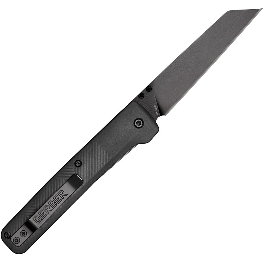 Gerber Pledge Dark gray Nylon Handle Liner lock Folding Knife 1883 ...