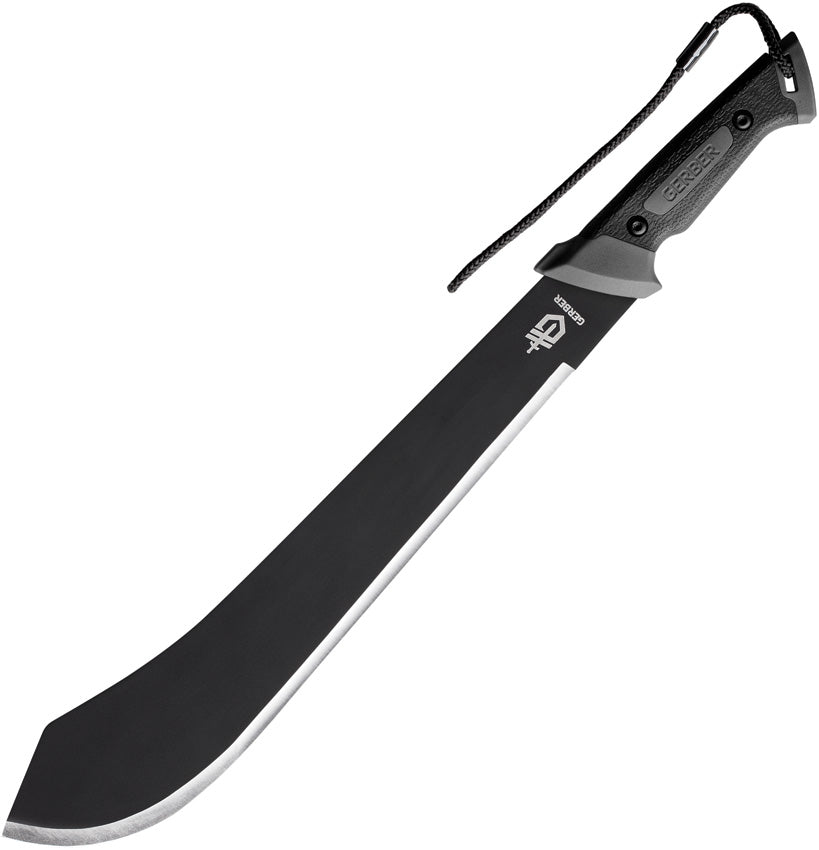Gerber Gator Bolo Machete Grey Nylon Carbon Steel Fixed Blade Knife 30 ...