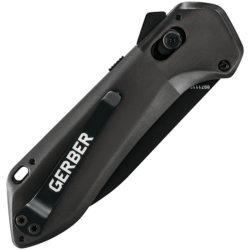Gerber Highbrow Pivot Lock A/O Onyx Aluminum Folding 7Cr17MoV Pocket K ...