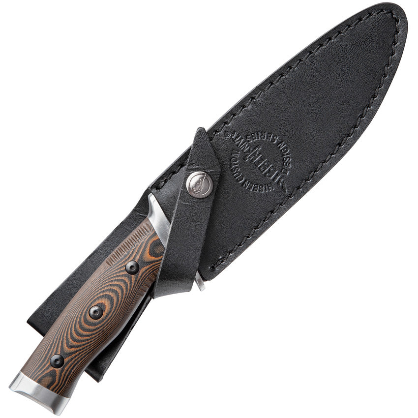 Hibben Tundra Hunter Micarta 420HC Stainless Steel Fixed Blade Knife 5 ...