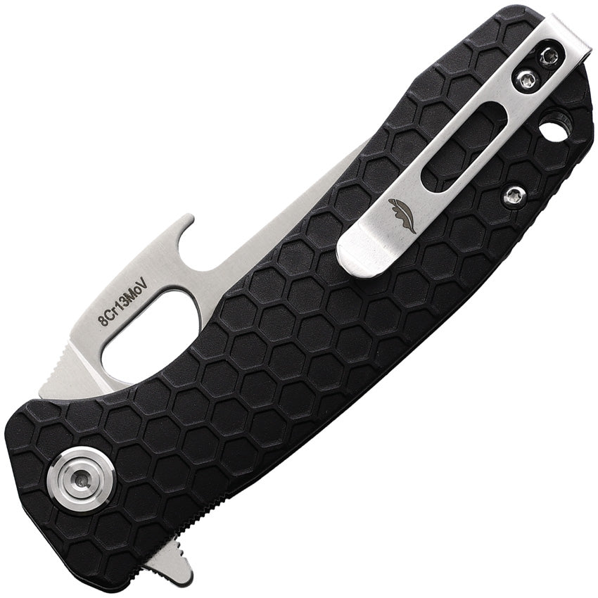 Honey Badger Knives Medium Easy Opener Linerlock Black Folding Pocket ...