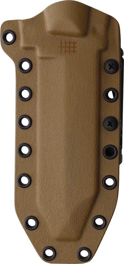 Halfbreed Blades Emergency Rescue Topo Tan G10 D2 Fixed Blade Knife ER ...